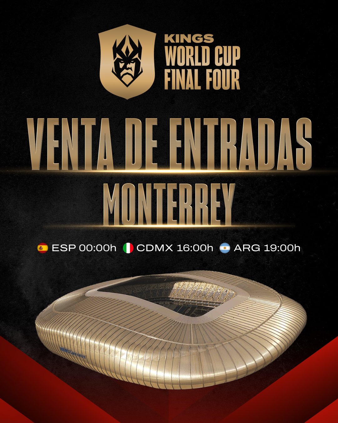 Comprar boletos Final Four de la Kings World Cup - AfterKingsLeague